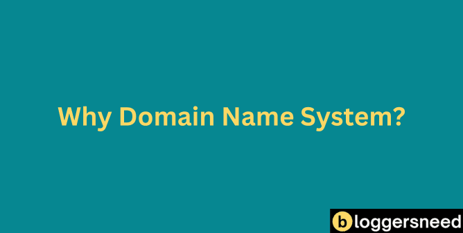 Why Do We Need a Domain Name System?