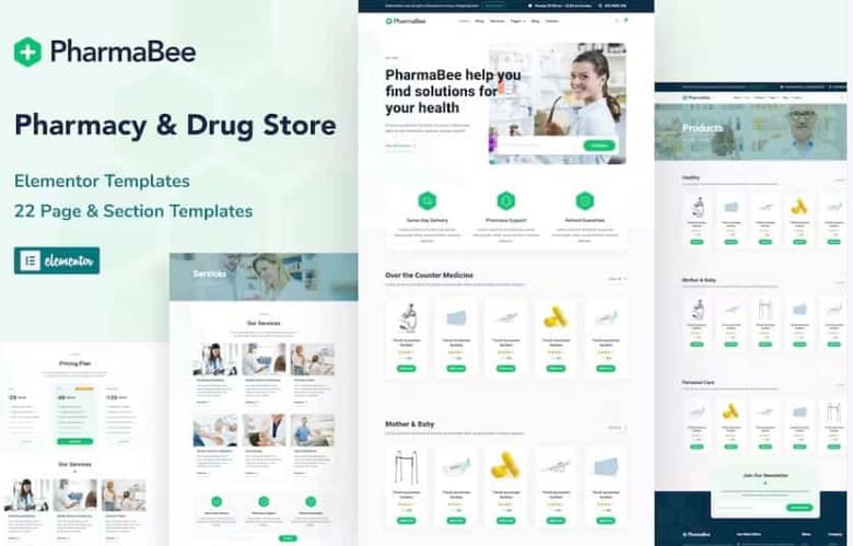 7 Best Pharmacy WordPress Themes of 2026: Sell Medicine Online