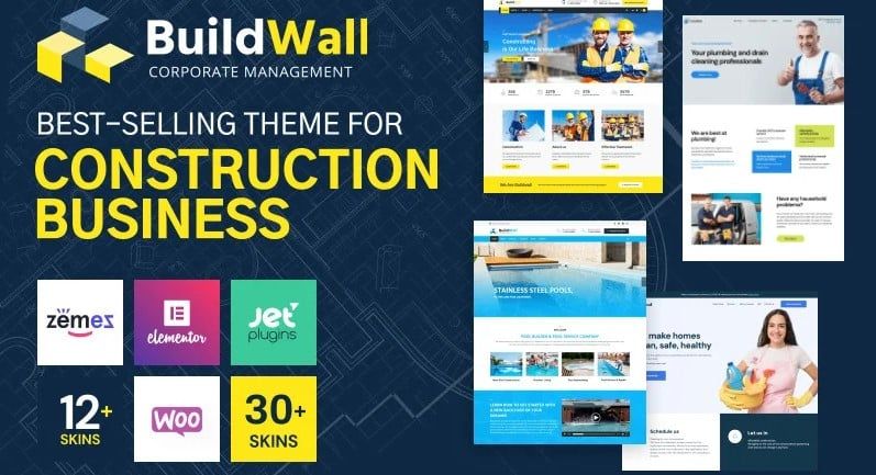 7 Best Construction Company WordPress Themes for 2025